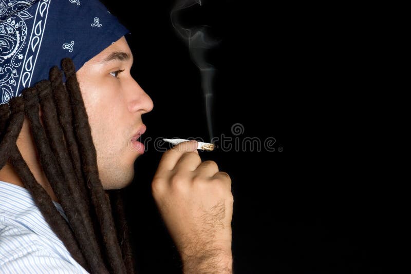 Rastafarian Smoking stock image. Image of smoke, joint - 2968817