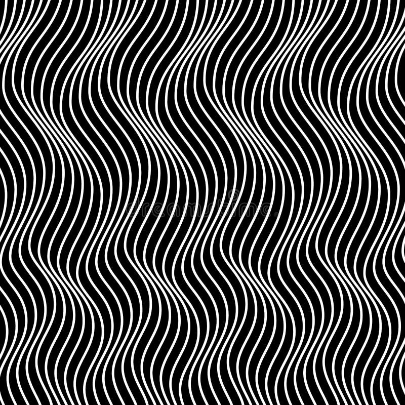 Raster Abstract Lines Pattern. Waves Background Stock Illustration ...