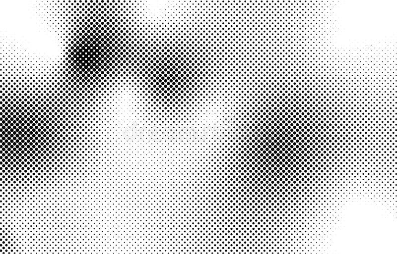 Halftone Design. Monochrome Organic Raster. Dots Vector Background ...