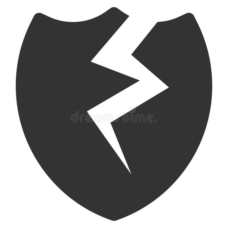 Destroyed Shield Vector Mesh 2D Model and Triangle Mosaic Icon Stock ...