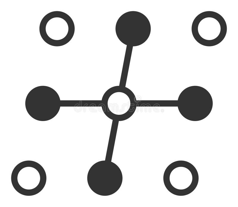 Raster Grid Structure Flat Icon Symbol Stock Illustration ...