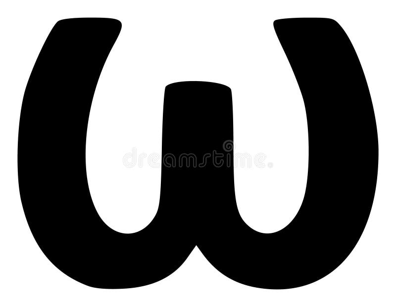 Omega Greek Alphabet with Greek Cirlce Logo Design Template Stock ...