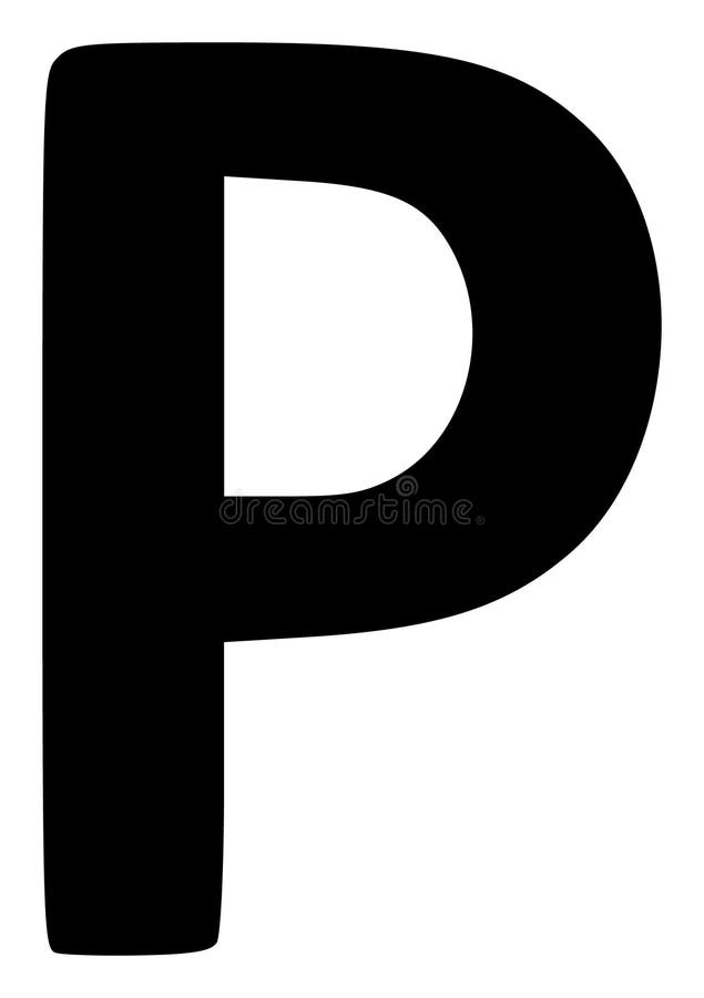 Raster Rho Greek Symbol Flat Icon Image Stock Illustration ...