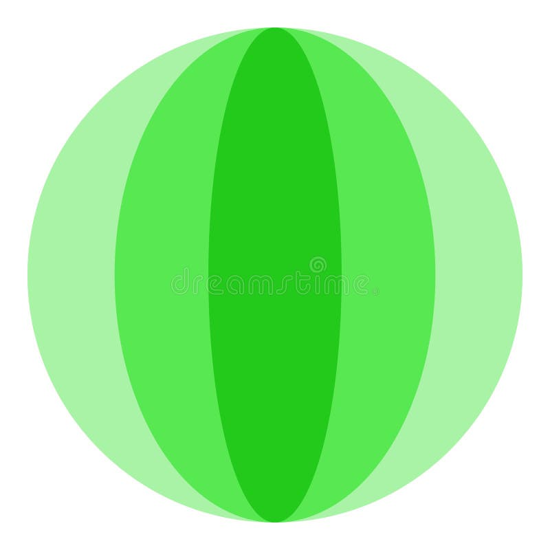 Raster Round Sphere Flat Icon Image Stock Illustration - Illustration ...