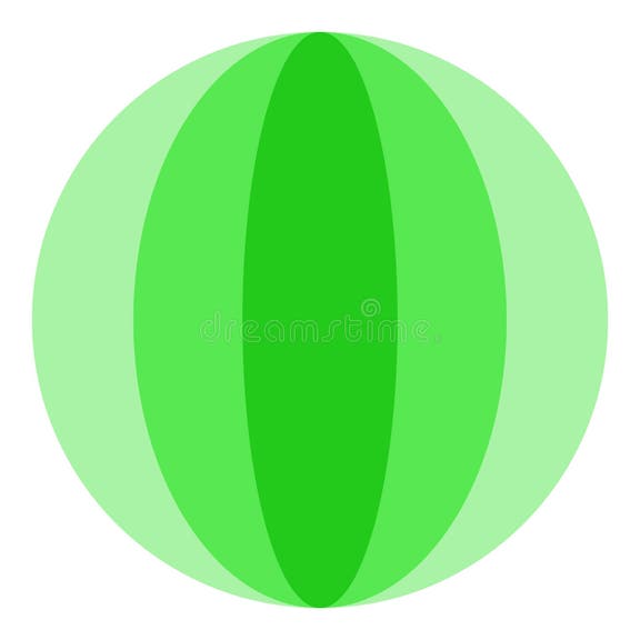 Raster Round Sphere Flat Icon Image Stock Illustration - Illustration ...