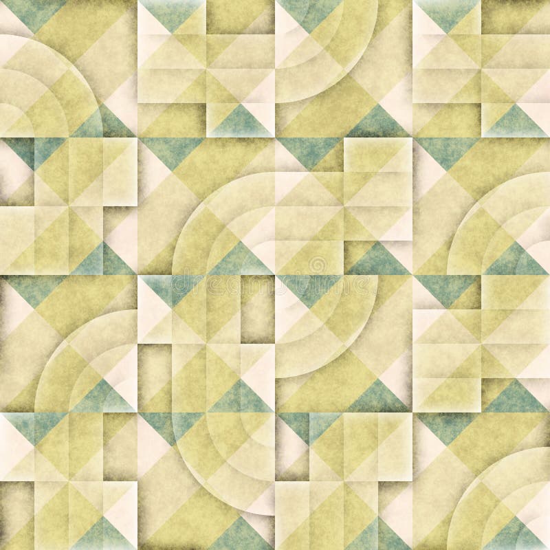 Raster Seamless Geometric Patttern Stock Illustration - Illustration of ...