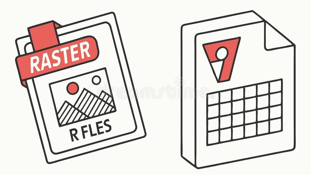 Raster File Types Stock Illustrations – 797 Raster File Types Stock ...