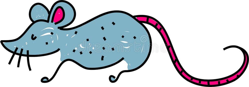Ratón stock de ilustración. Ilustración de aislado, cubo - 1789172