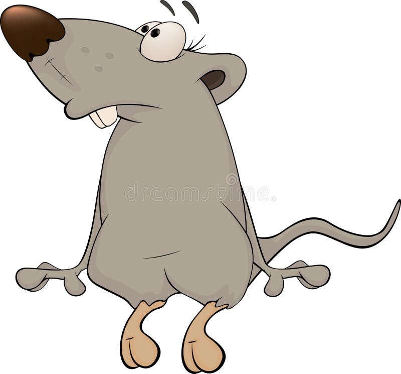Rat cartoon stock vector. Illustration of parasitic, haughty - 32993446