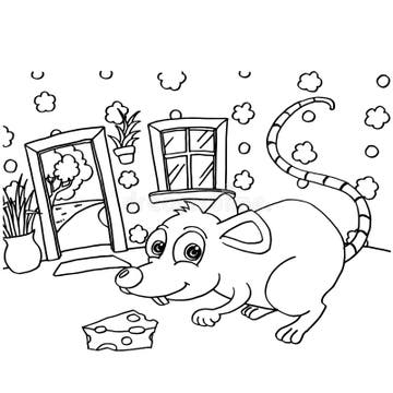 Cute Rat Colouring Stock Illustrations – 215 Cute Rat Colouring Stock ...