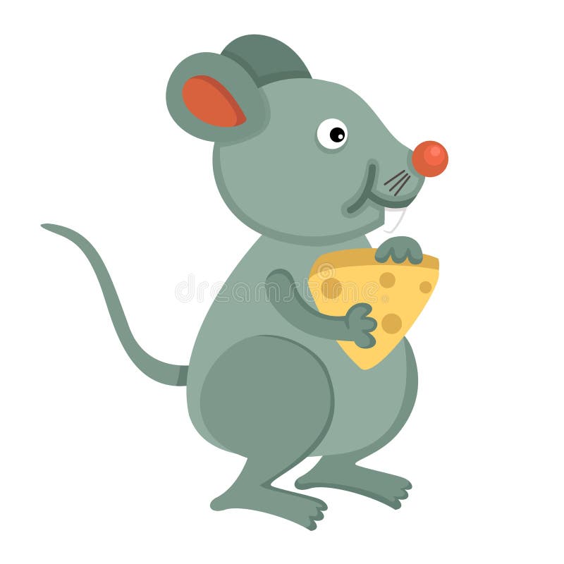 Rat Eating Cheese Stock Illustrations – 864 Rat Eating Cheese Stock ...
