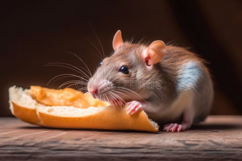 Eating a Piece of Lemon Cake Close Up Stock Illustration - Illustration ...