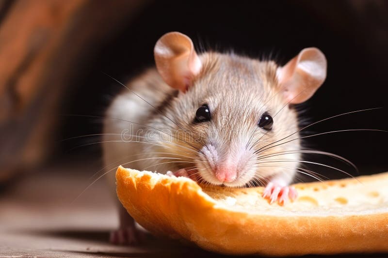 Eating a Piece of Lemon Cake Close Up Stock Illustration - Illustration ...