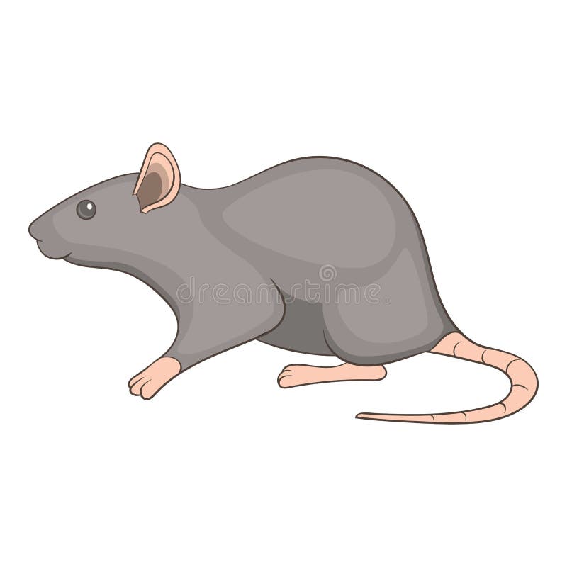 Rodenticide Icon, Cartoon Style Stock Illustration - Illustration of ...