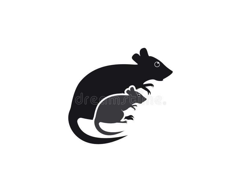 Rat Icon Logo Design Vector Illustration Stock Vector - Illustration of ...