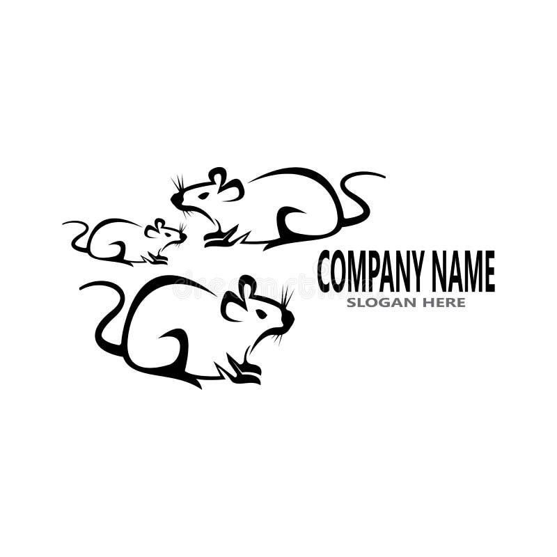 Rat Icon and Symbol Vector Illustration Stock Vector - Illustration of ...