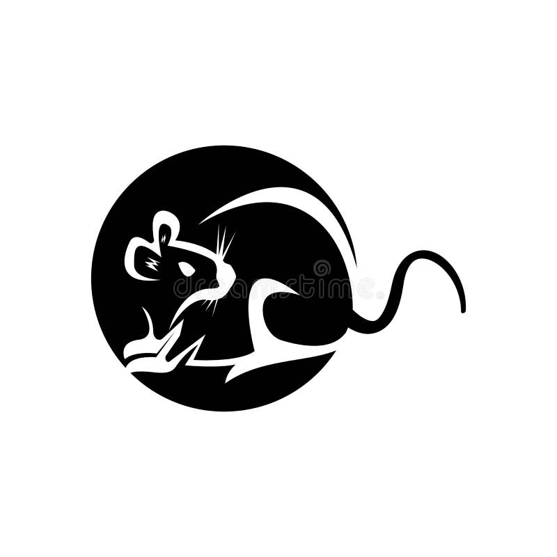 Rat Icon and Symbol Vector Illustration Stock Vector - Illustration of ...
