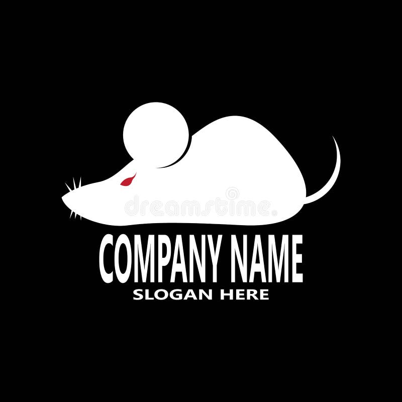 Rat Icon and Symbol Vector Illustration Stock Vector - Illustration of ...