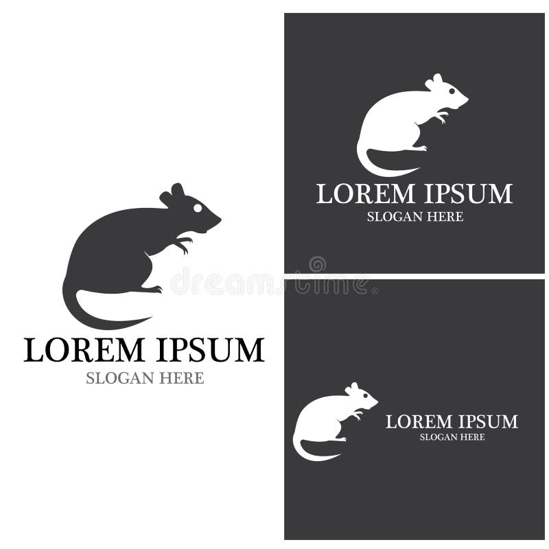 Rat Icon and Symbol Vector Illustration Stock Illustration ...