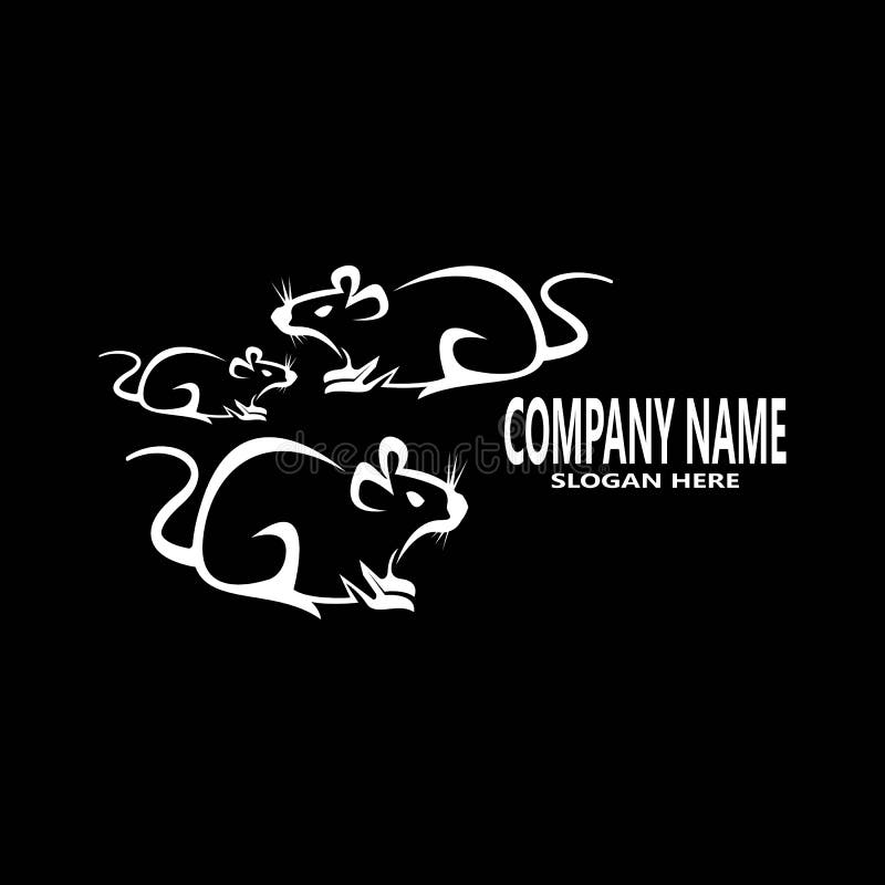 Rat Icon and Symbol Vector Illustration Stock Vector - Illustration of ...