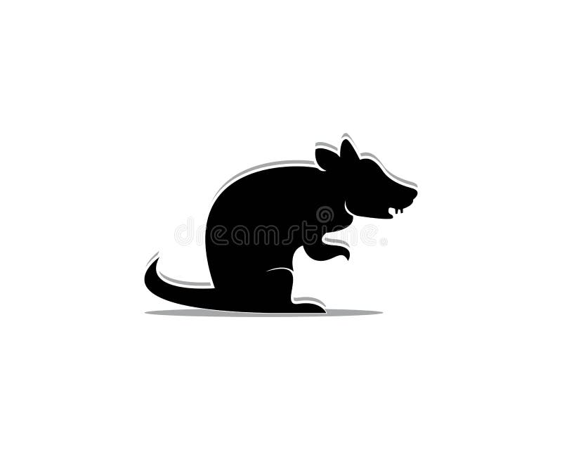 Rat Icon Vector Illustration Stock Vector - Illustration of parasite ...