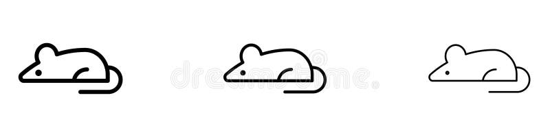 Rat icon vector stock vector. Illustration of icon, mammal - 348391017