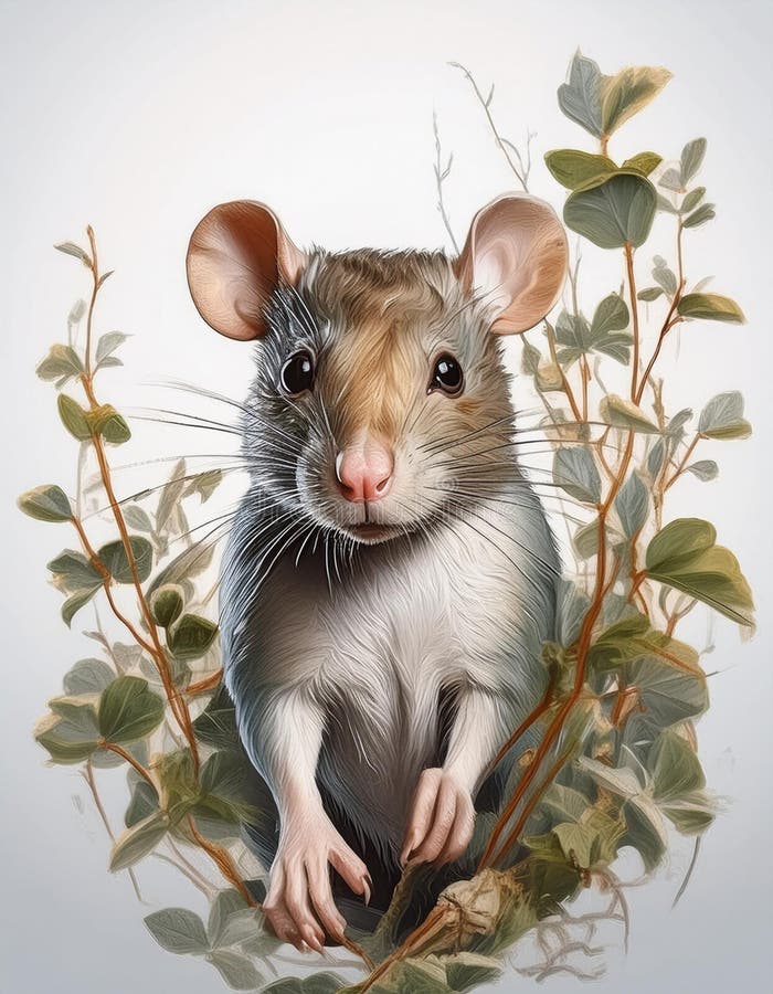 Rat isolated cartoon stock image. Image of cartoon, white - 340080677