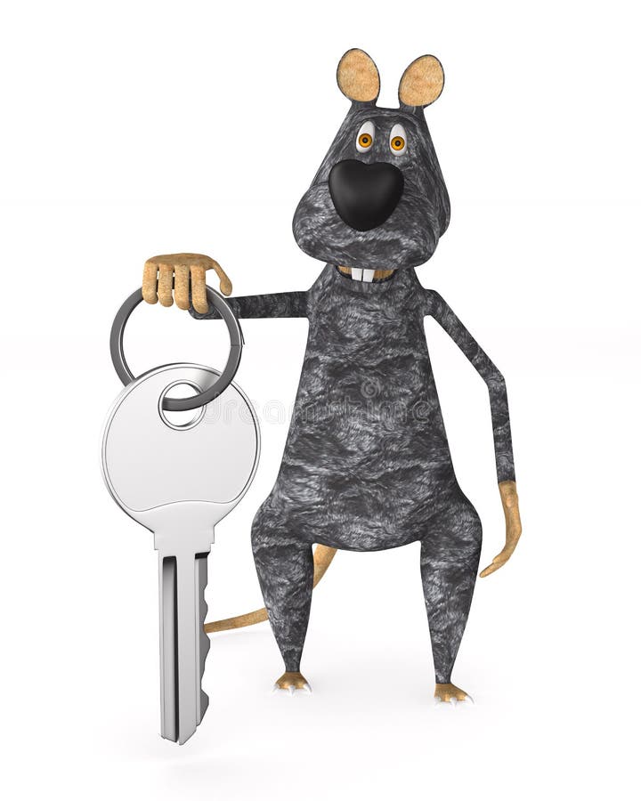 Key of rat stock illustration. Illustration of animal - 33451280