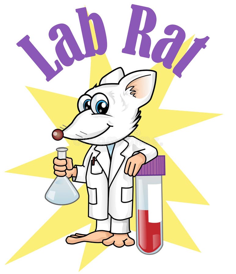 Lab rat stock vector. Illustration of scientist, professor - 21992362