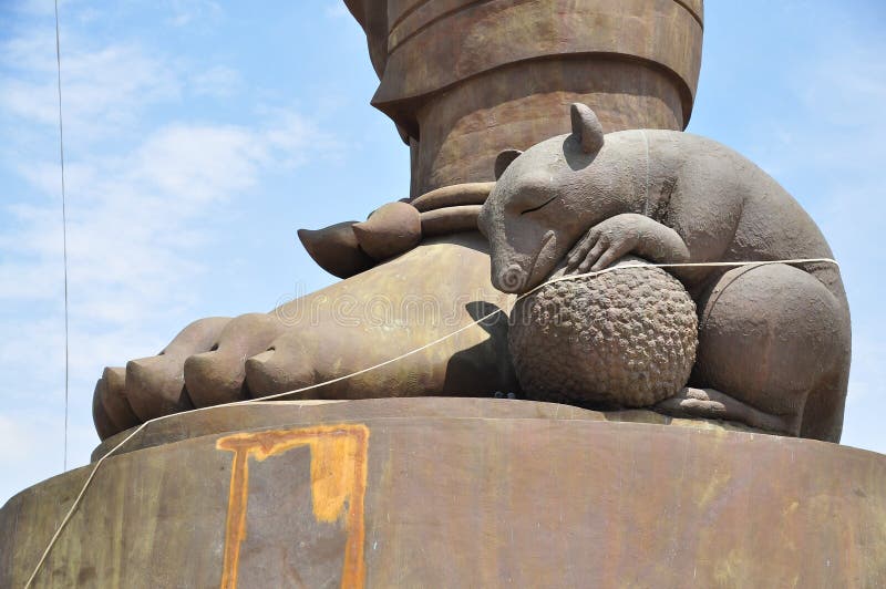 Rat of Lord Ganesha stock photo. Image of close, lord - 49661536