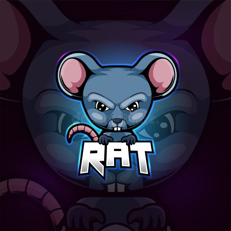 Rat Mascot Esport Logo Design Stock Illustrations – 76 Rat Mascot ...