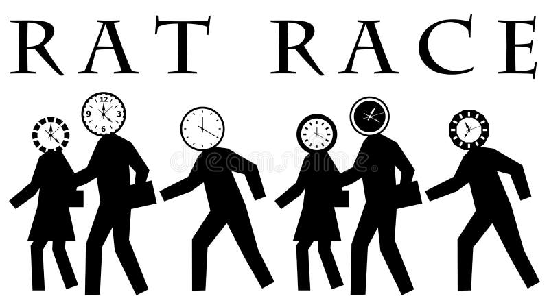 Rat race stock illustration. Illustration of difficult - 27745659