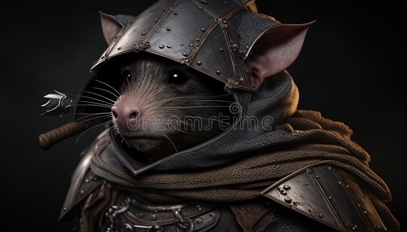 Rat Rogue Digital Art Illustration, Generative AI Stock Illustration ...