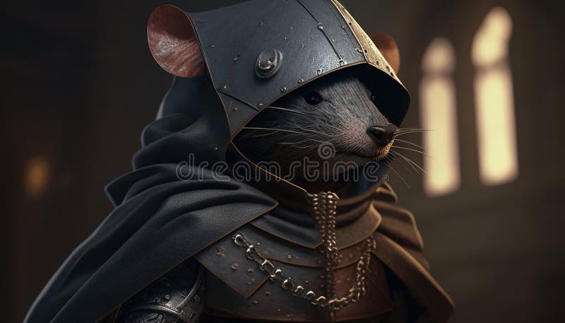 Rat Rogue Digital Art Illustration, Generative AI Stock Illustration ...