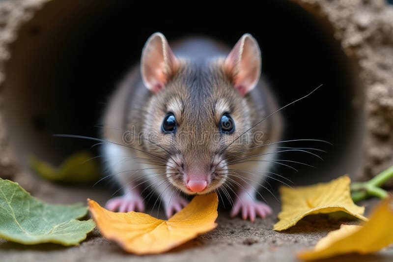 Rat S Adventure in Outdoors Stock Illustration - Illustration of sharp ...