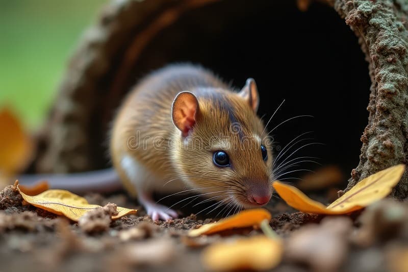 Rat S Adventure in Wilderness Stock Illustration - Illustration of ...