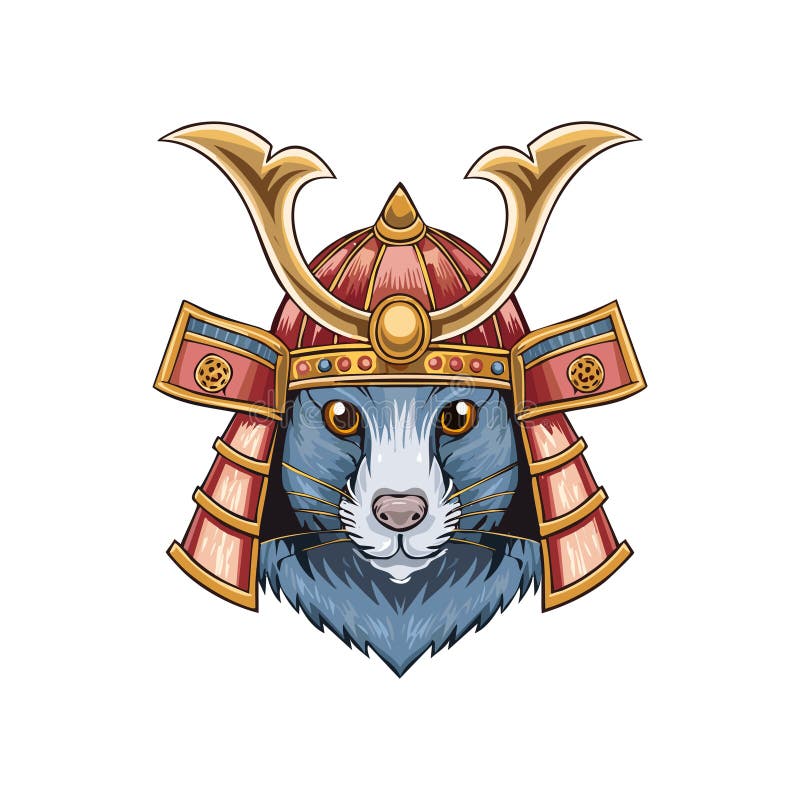 Samurai Mask Design Stock Illustrations – 4,991 Samurai Mask Design ...