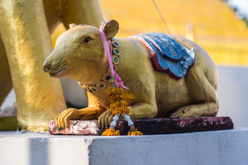 Rat satatue thai in temple stock image. Image of group - 77337277