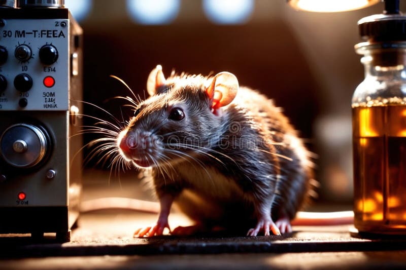 Rat in Science Laboratory, Experimental Animal Experiments, Animal ...