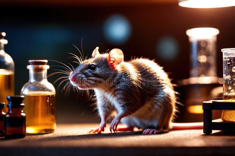 Rat in Science Laboratory, Experimental Animal Experiments, Animal ...