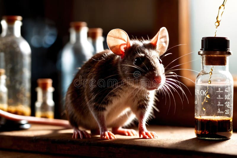 Rat in Science Laboratory, Experimental Animal Experiments, Animal ...