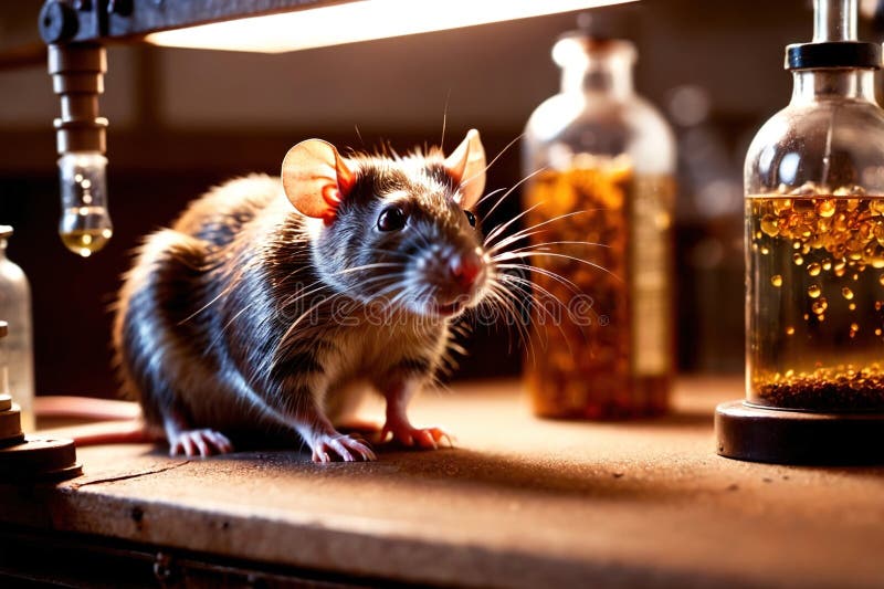 Rat in Science Laboratory, Experimental Animal Experiments, Animal ...