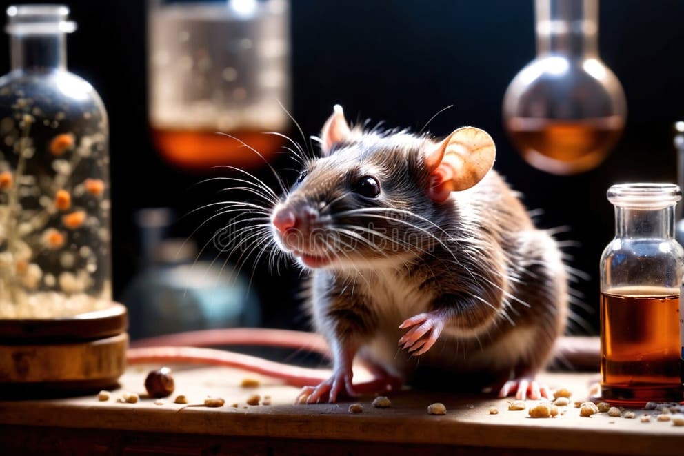 Rat in Science Laboratory, Experimental Animal Experiments, Animal ...