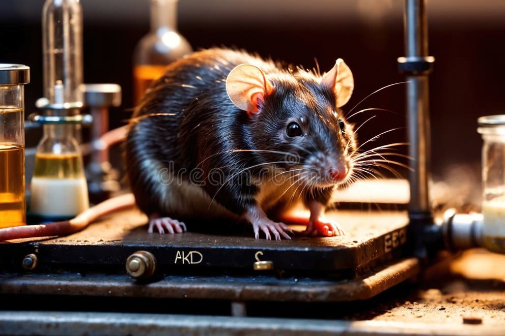 Rat in Science Laboratory, Experimental Animal Experiments, Animal ...