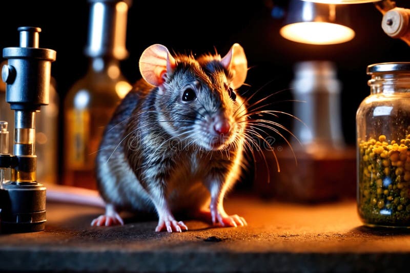 Rat in Science Laboratory, Experimental Animal Experiments, Animal ...