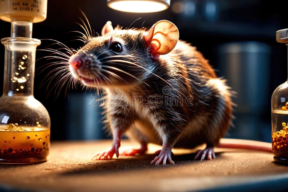 Rat in Science Laboratory, Experimental Animal Experiments, Animal ...