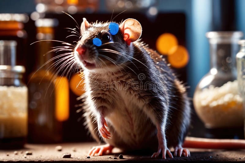 Rat in Science Laboratory, Experimental Animal Experiments, Animal ...