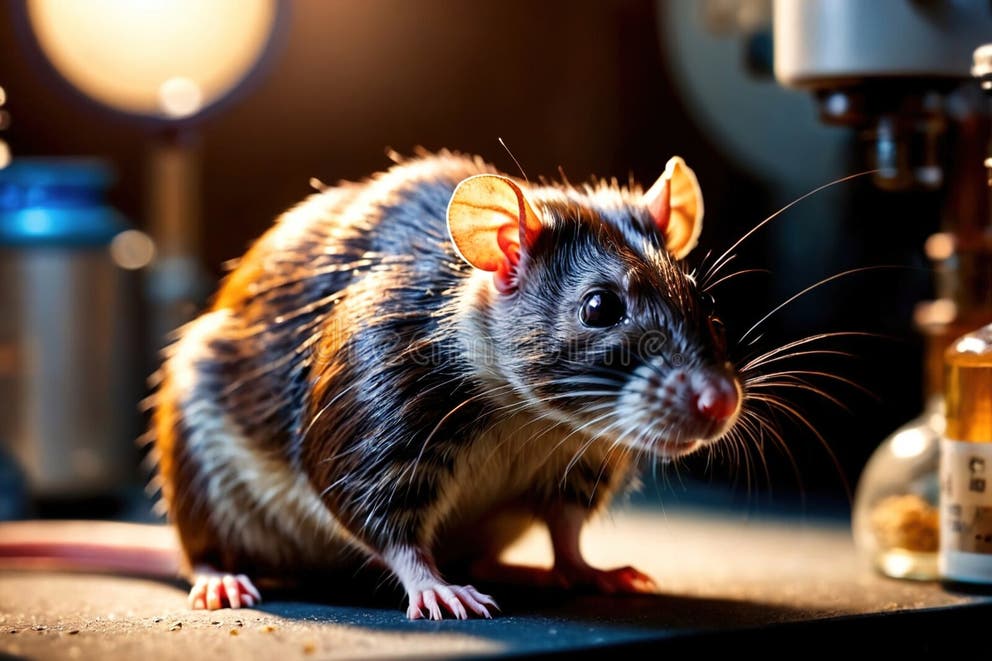 Rat in Science Laboratory, Experimental Animal Experiments, Animal ...