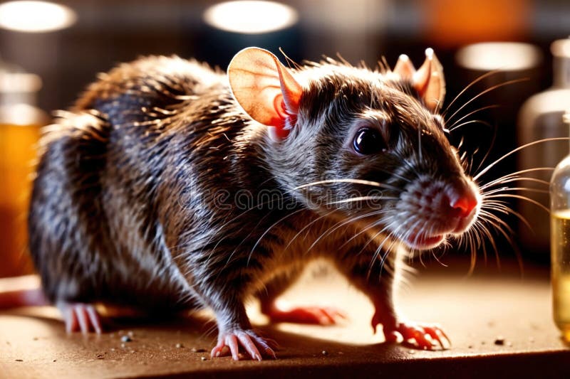 Rat in Science Laboratory, Experimental Animal Experiments, Animal ...