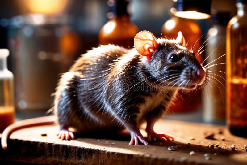 Rat in Science Laboratory, Experimental Animal Experiments, Animal ...